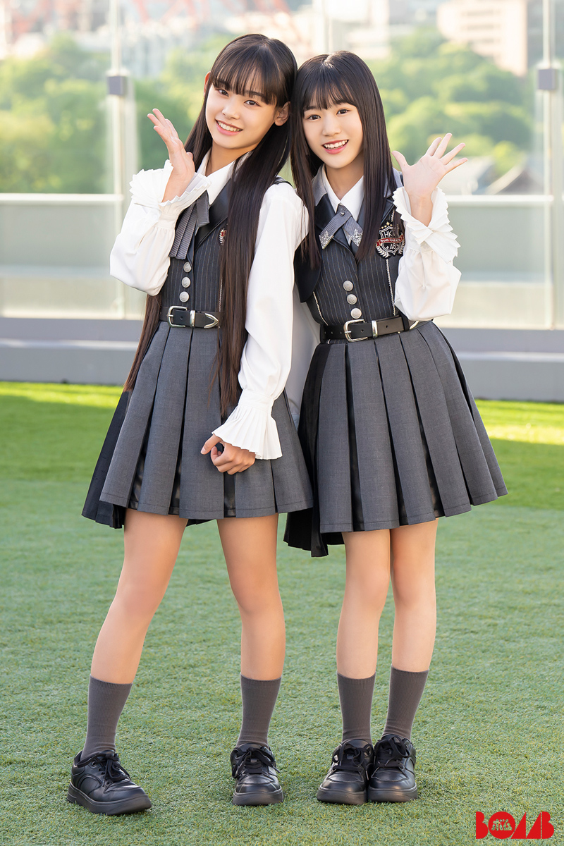 HKT48フレッシュな7期生16人誌上初お披露目①石川歩実優＆呉優菜｜BOMBweb